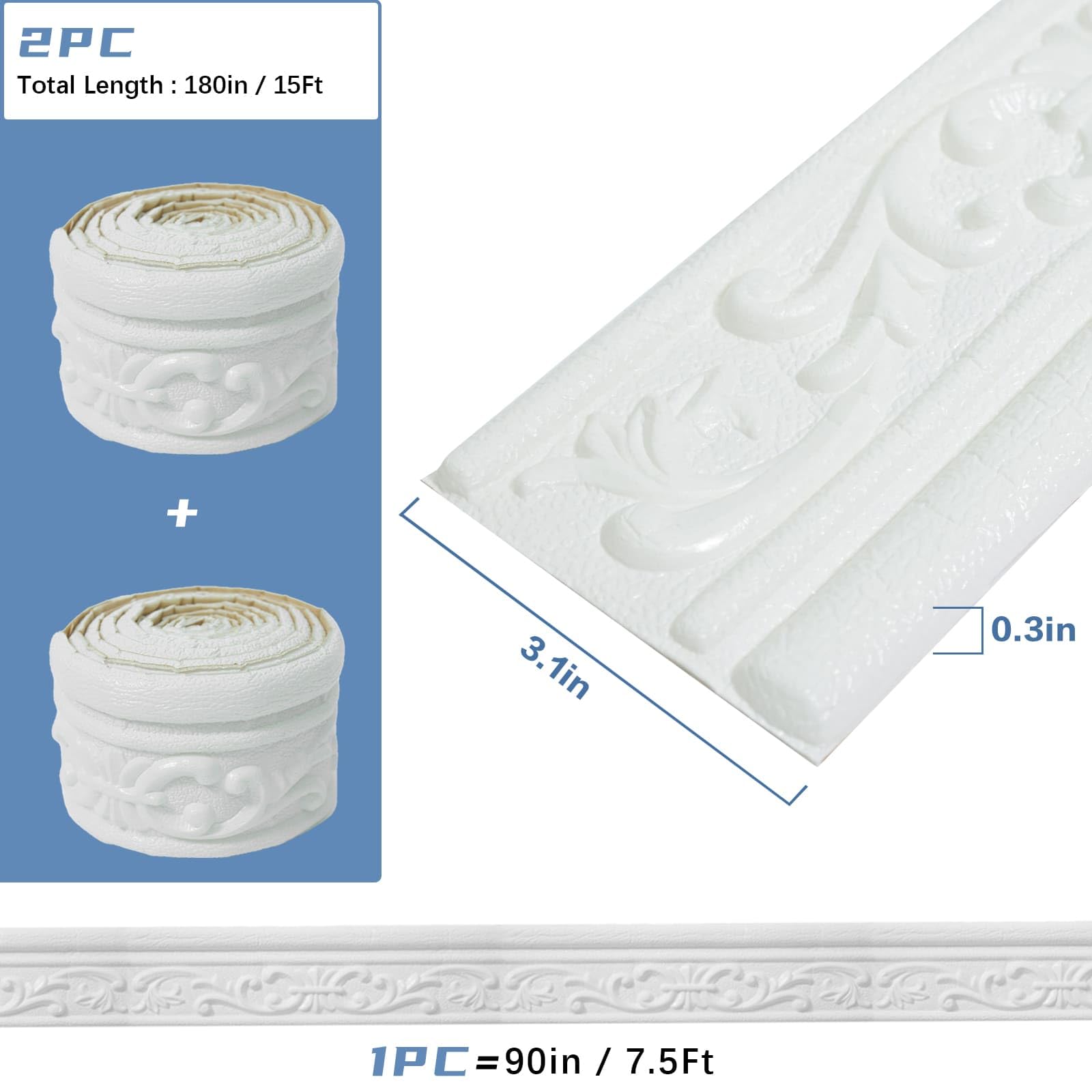 Crown Molding Look Wallpaper Border How We Transformed Our Living Room