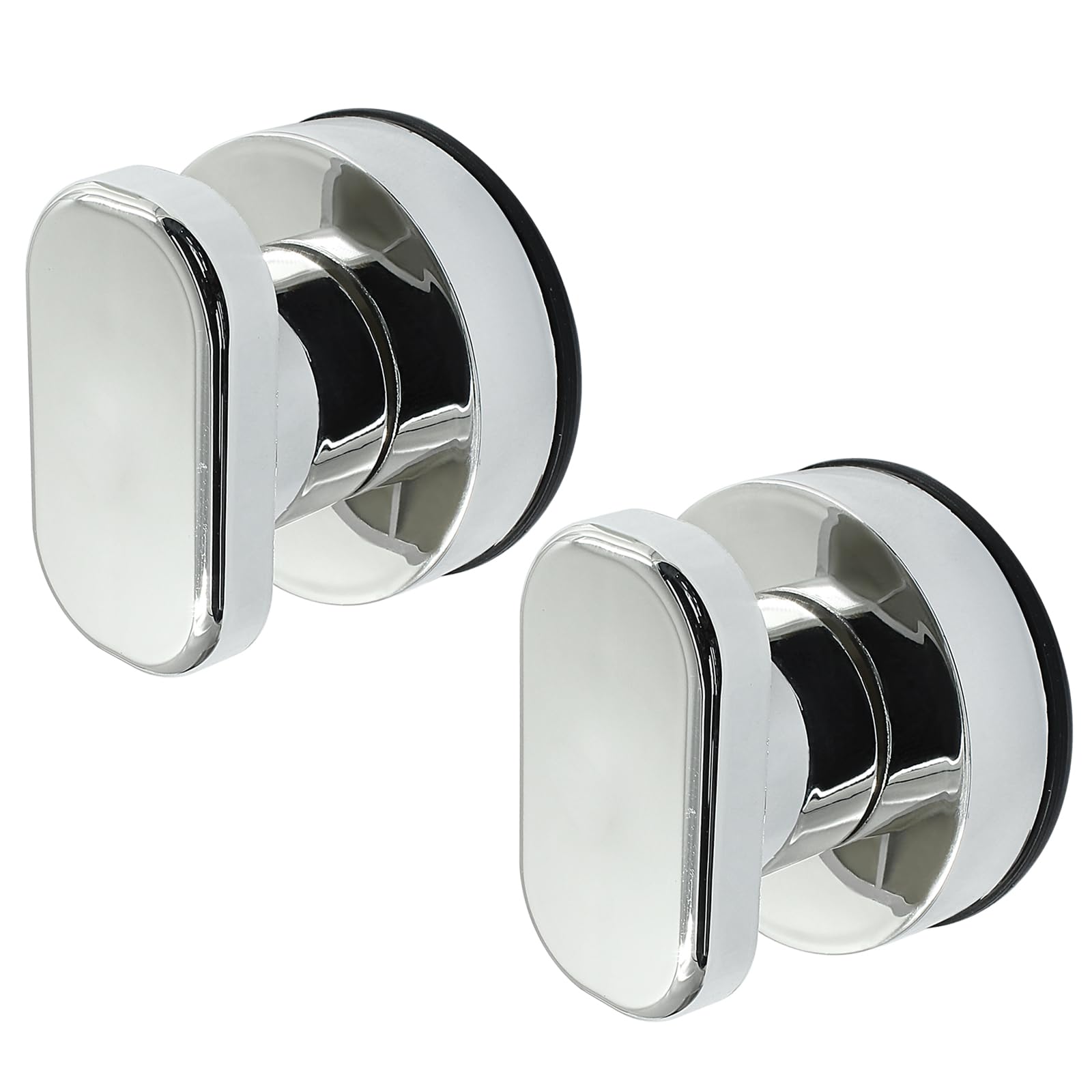PHITUODA 2 Pack Powerful Suction Cup Glass Mirror Door Handle ...