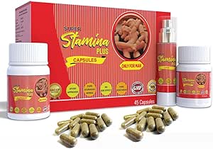Divya Shri Super Stamina Plus Pack Safe and Ayurvedic Capsules & Lotion ...