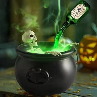2025 New Skeleton Potion Witches Cauldrons, Magic Floating Potion ...