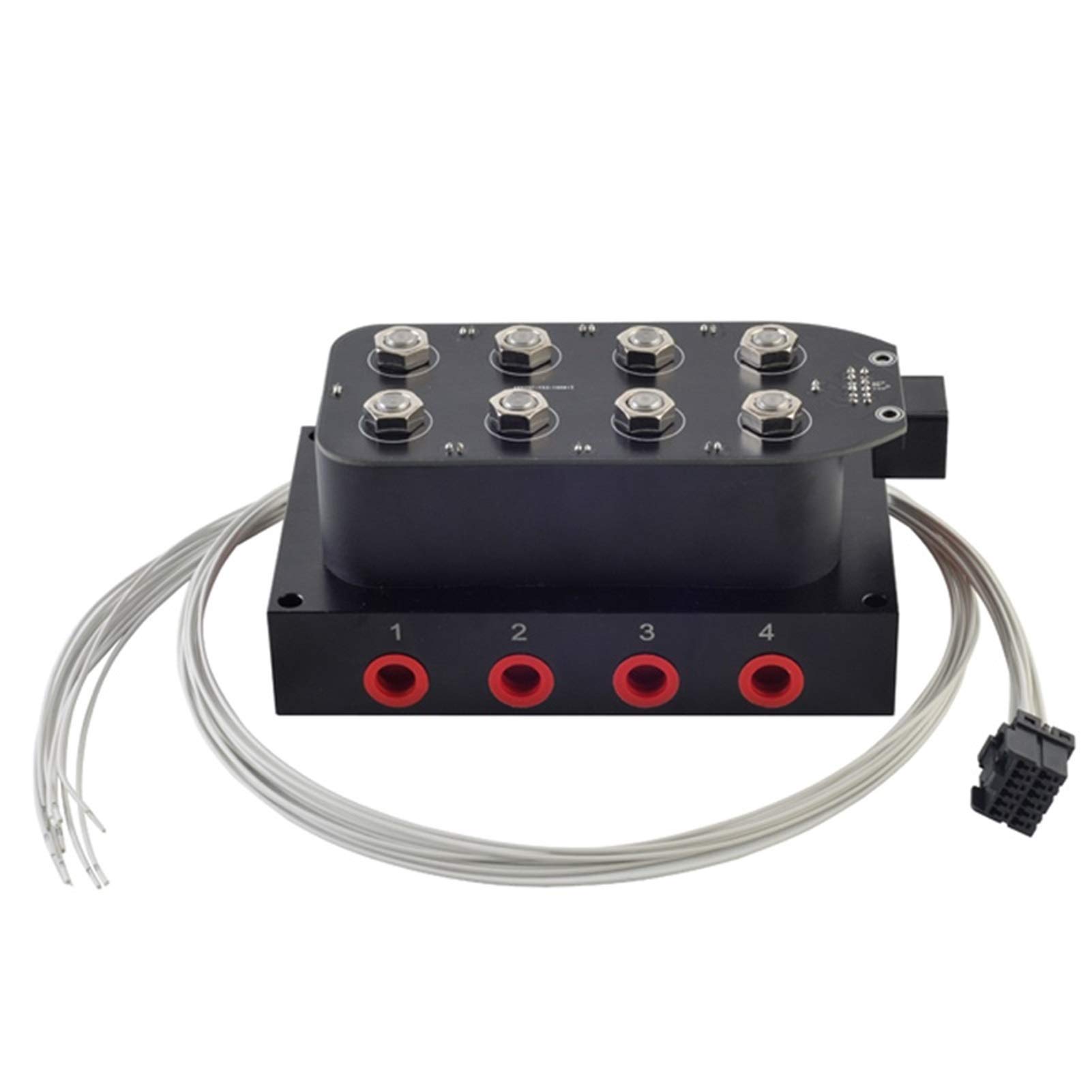 Buy TONGDAUR Universal Pneumatic Shock Absorber 1/4" 4-corner Solenoid ...