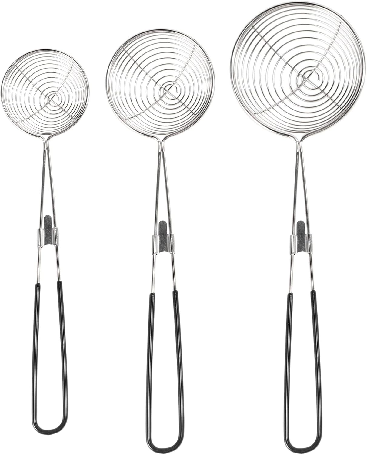 Ksrnsne 3-Piece Round Hot Pot Strainer-Stainless Steel Asian - Spider ...