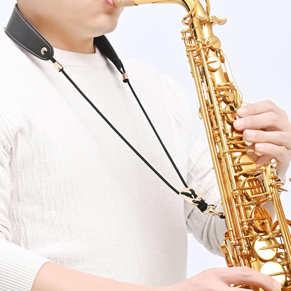 Amazon.com: Dowite Saxophone Neck Strap - Premium Microfiber Leather ...