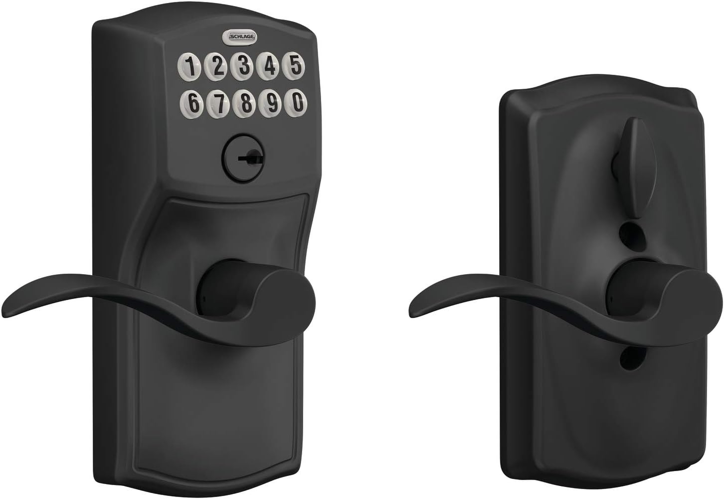 SCHLAGE FE595 CAM 622 Acc Keypad Entry with Flex Electronic Lock, Matte ...