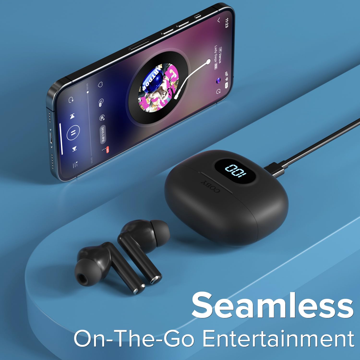 Snapklik.com : Coby True Wireless Earbuds