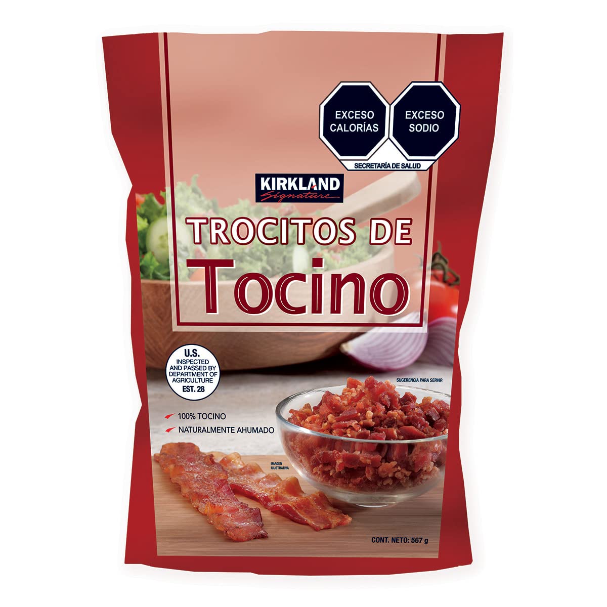 Tocino En Trozos 567g Kirkland : Amazon.com.mx: Alimentos y Bebidas