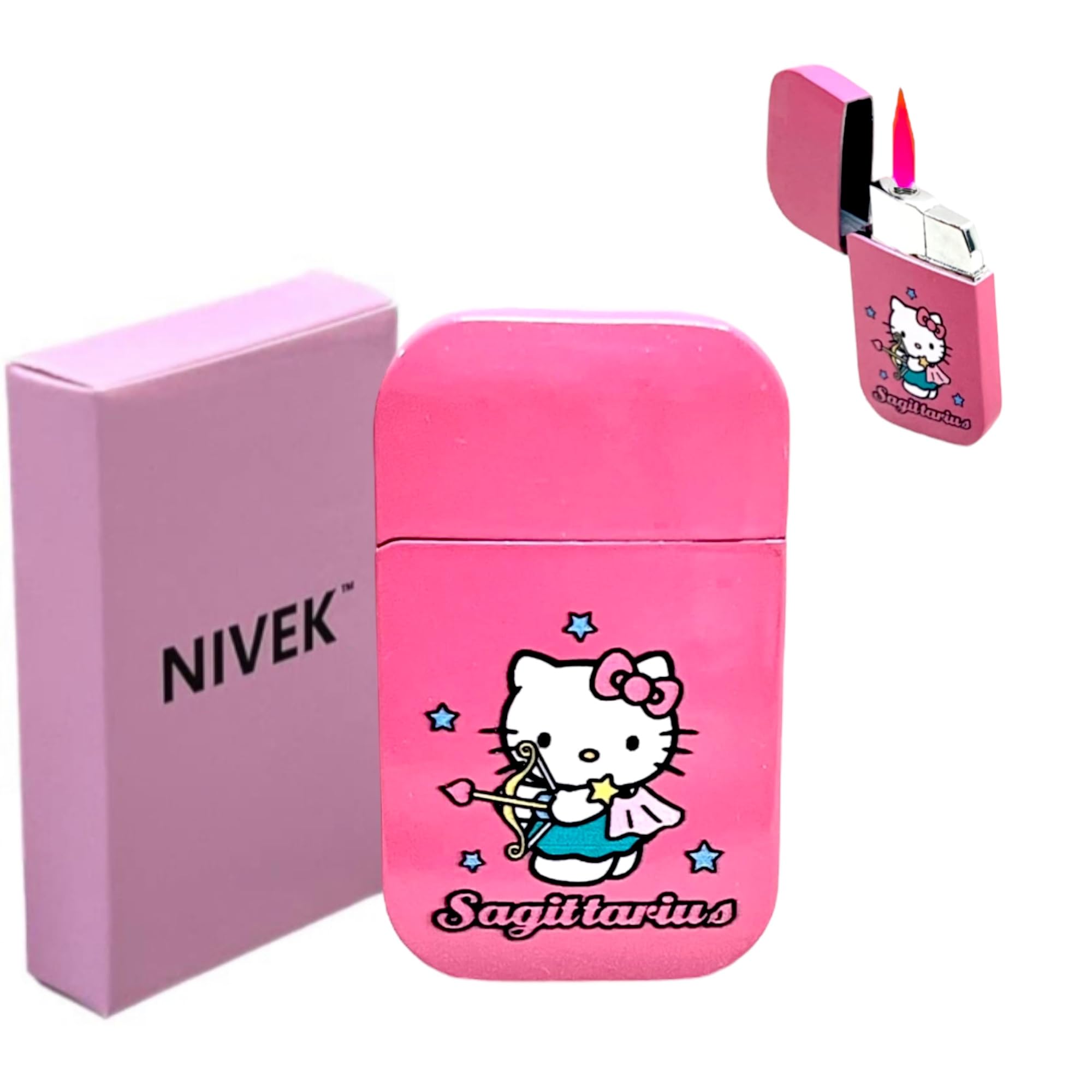 Amazon.com: NIVEK Kitty Cat Lighter Y2k 12 Consetellations Horoscope ...
