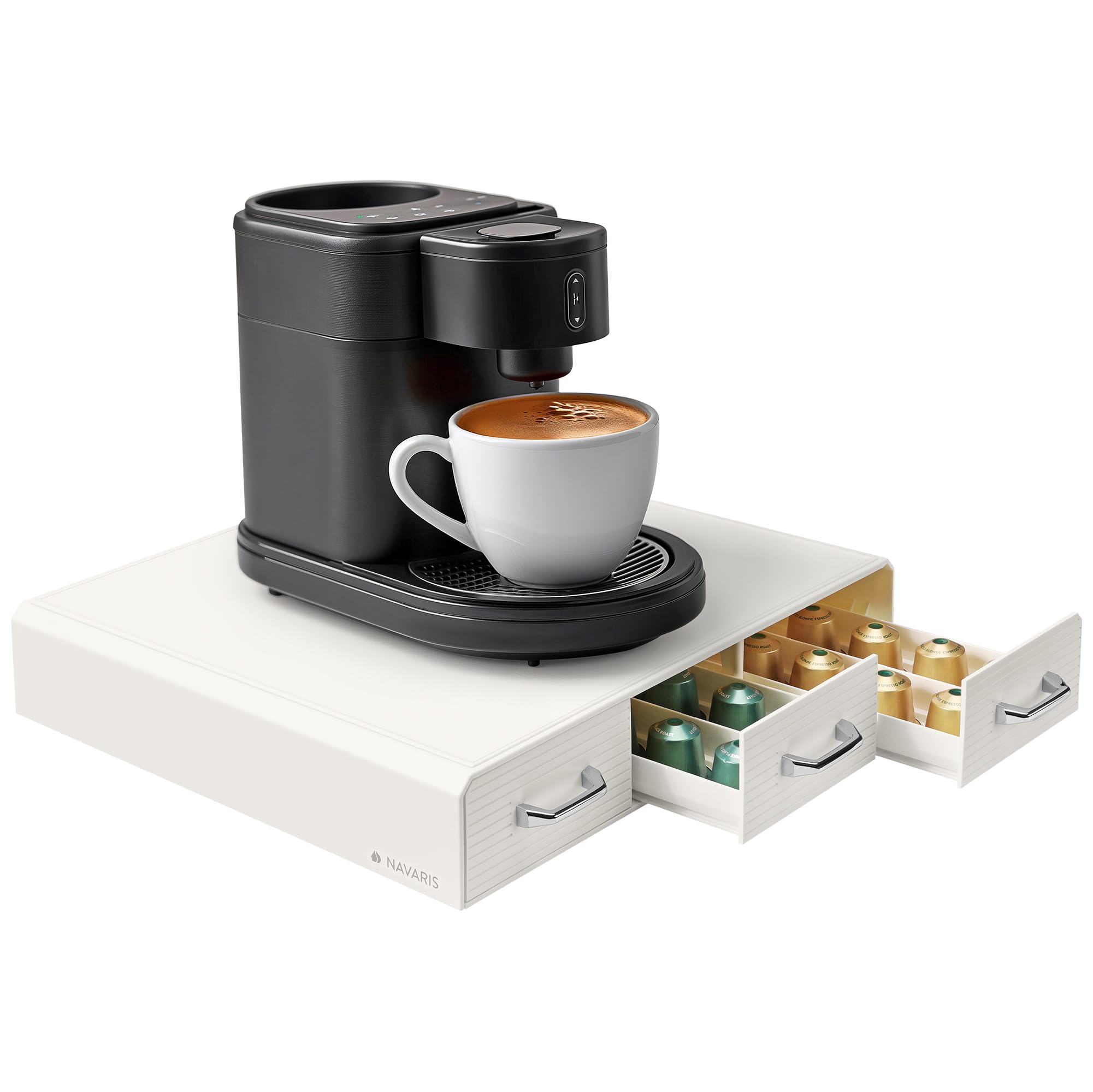 Amazon.com: Navaris Coffee Capsule Triple Drawer - Coffee Pod Storage ...