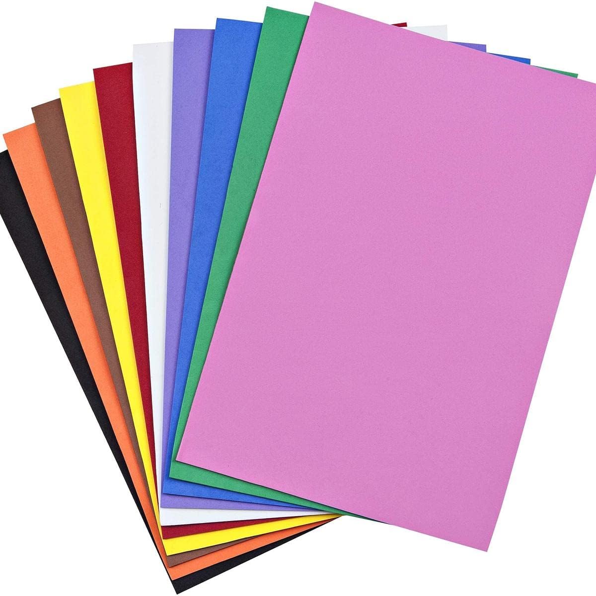 A4 Renkli Fon Kartonu 23 X 34 Cm 10 Renk : Amazon.com.tr: Ofis ve Kırtasiye