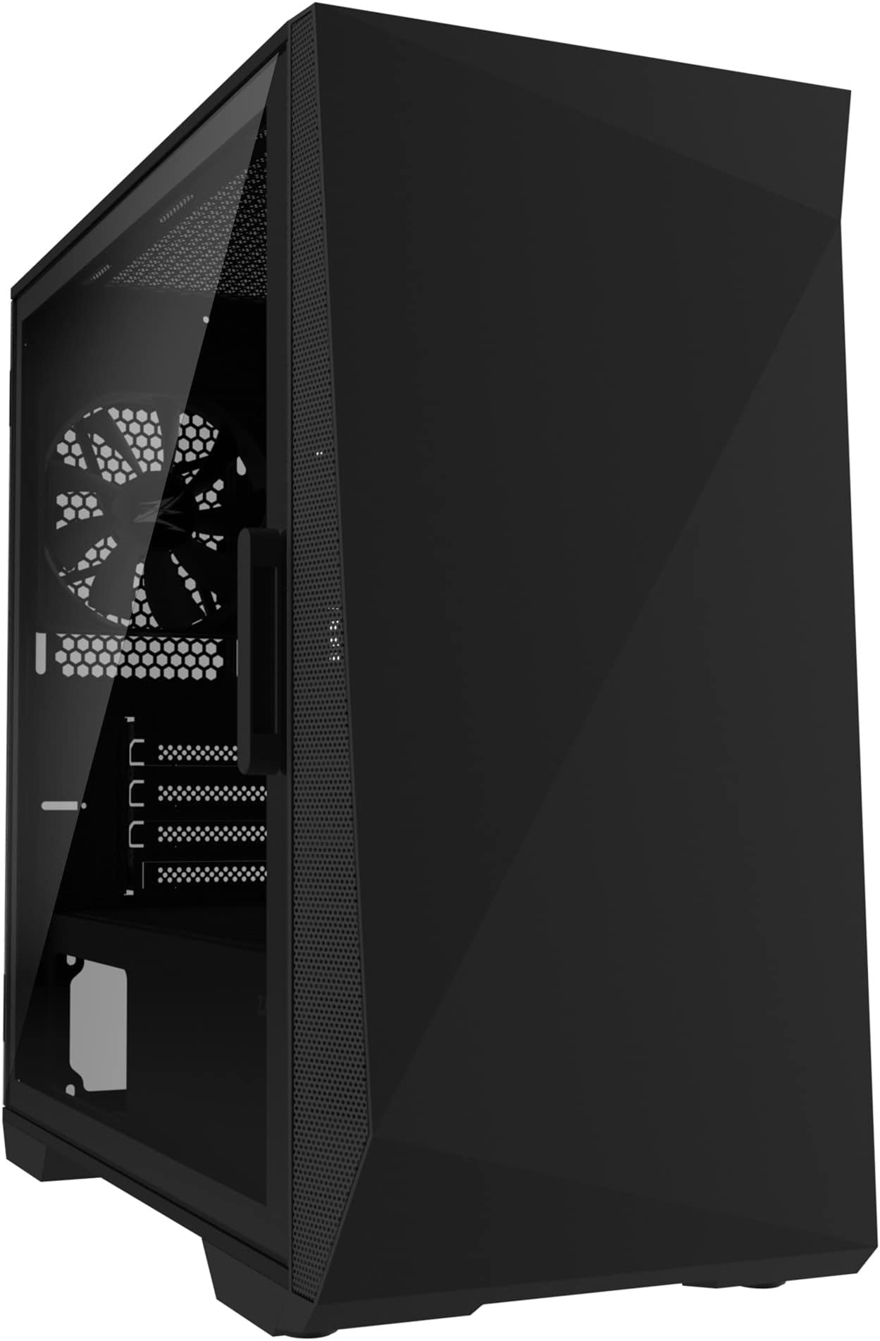 Amazon.co.jp: ZALMAN Z1 Iceberg Black ミニタワー型PCケース 多角形デザイン ブラック CS8339 ...
