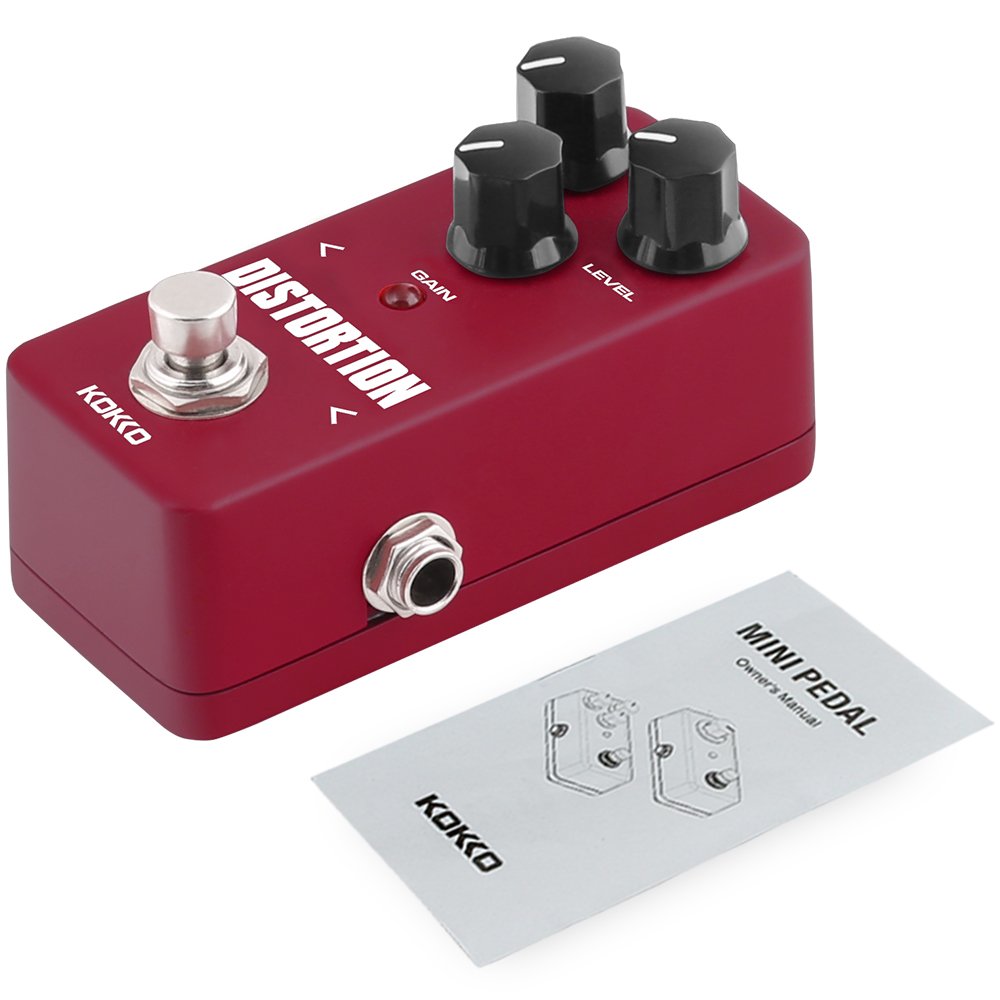 Snapklik.com : KOKKO Distortion Pedal, Mini Guitar Effect Pedal ...