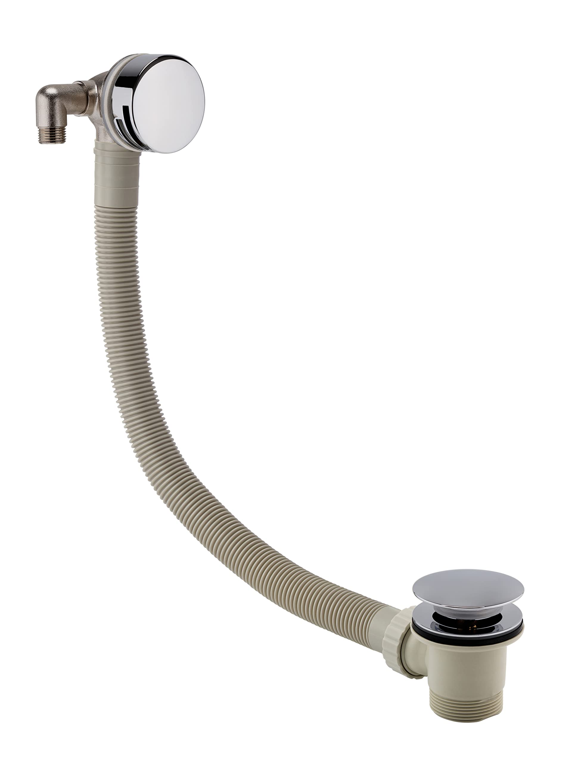Sandy Beach Sandy Bath Tap Filler Overflow with Pop-Up Waste - Pop Up ...