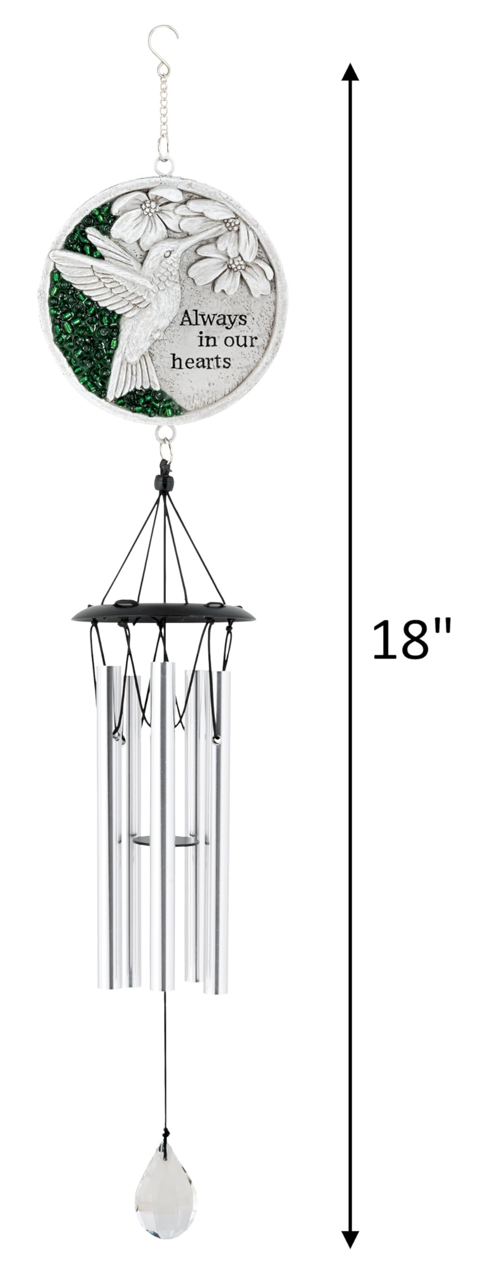 Snapklik.com : Carson 18"" In Our Hearts Beadwork Memorial Wind Chime ...