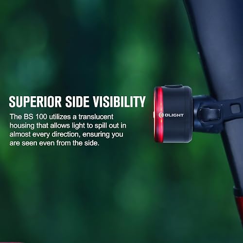 OLIGHT BS 100 – Luz trasera para bicicleta, luz trasera de 100 lúmenes ...