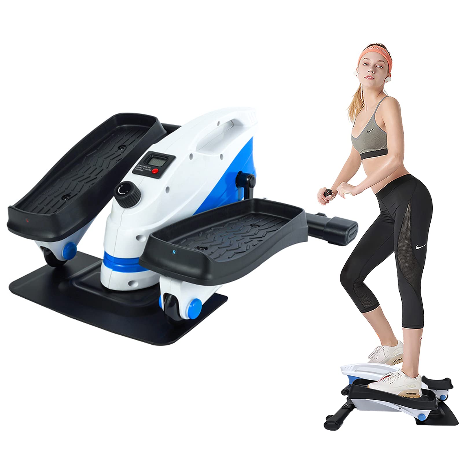Ssphpplie Under Desk Elliptical Machine Under Desk Bikes Trainer Mini ...