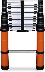 Amazon.com: EVXOIJM Aluminum Telescopic Ladders Telescopic Ladder Space ...