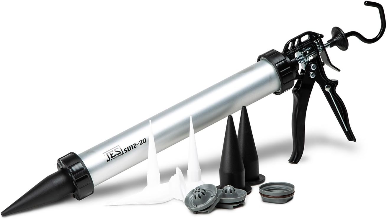 JES 20 oz. 12:1 Sausage and Bulk Caulk Gun - Amazon.com