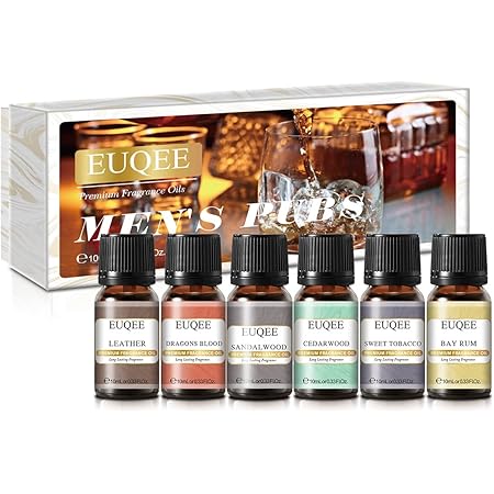 Amazon.com: SALKING Woodsy Essential Oils Set for Men, Masculine ...