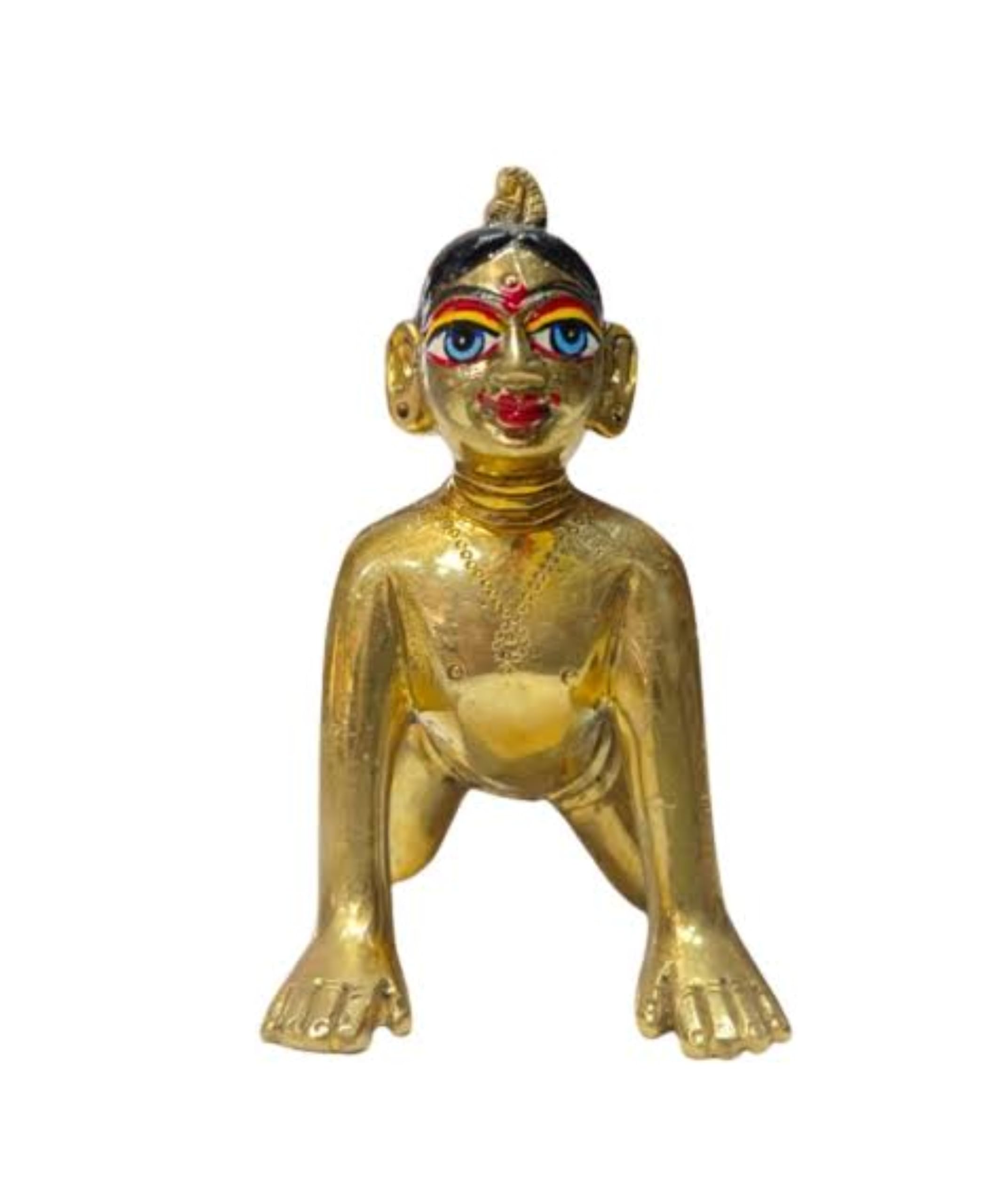 Buy Brass Statue Radha Rani Idol for Home Decoration and Puja Mandir ...