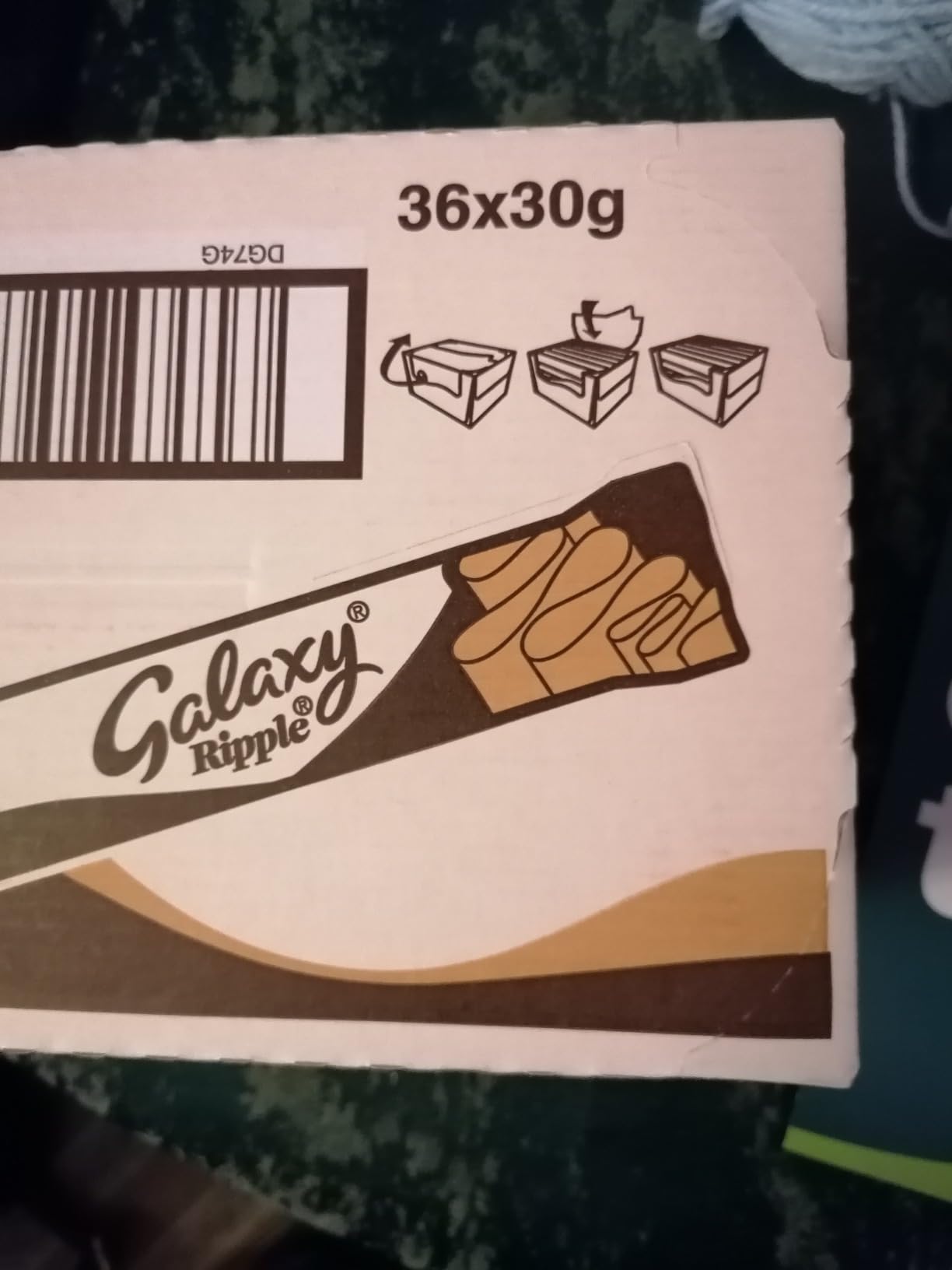 Galaxy Ripple, 33 g - Pack of 36 : Amazon.co.uk: Grocery