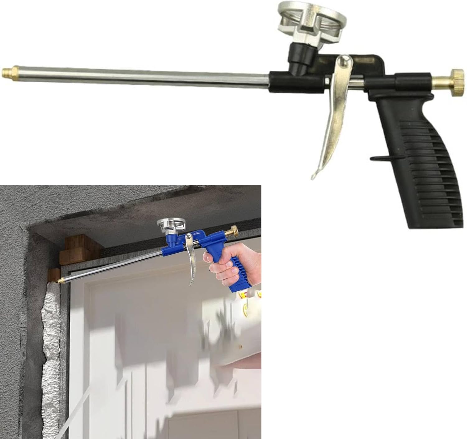 Amazon.com: 12 in Foam Gun, Expanding Foam Spray, Upgrade Caulking Gun ...