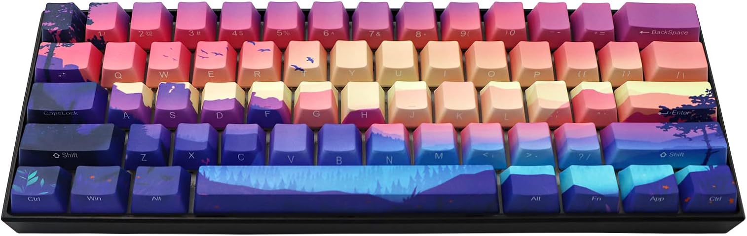 Amazon.com: Foamy Lizard Pro Rubber Keycap Set Backlit Set of Cherry MX ...