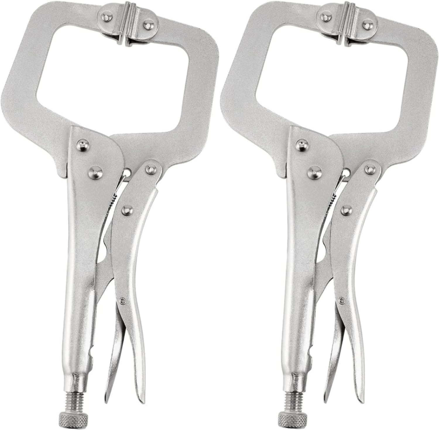 2Pcs C-Camps, 6.5 Inch C-Pliers Locking Plier, Small Size Locking ...