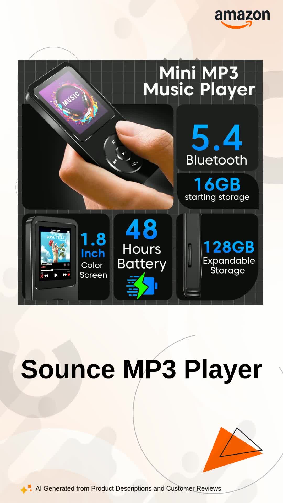 Watch Sounce MP3 Player on Amazon Live