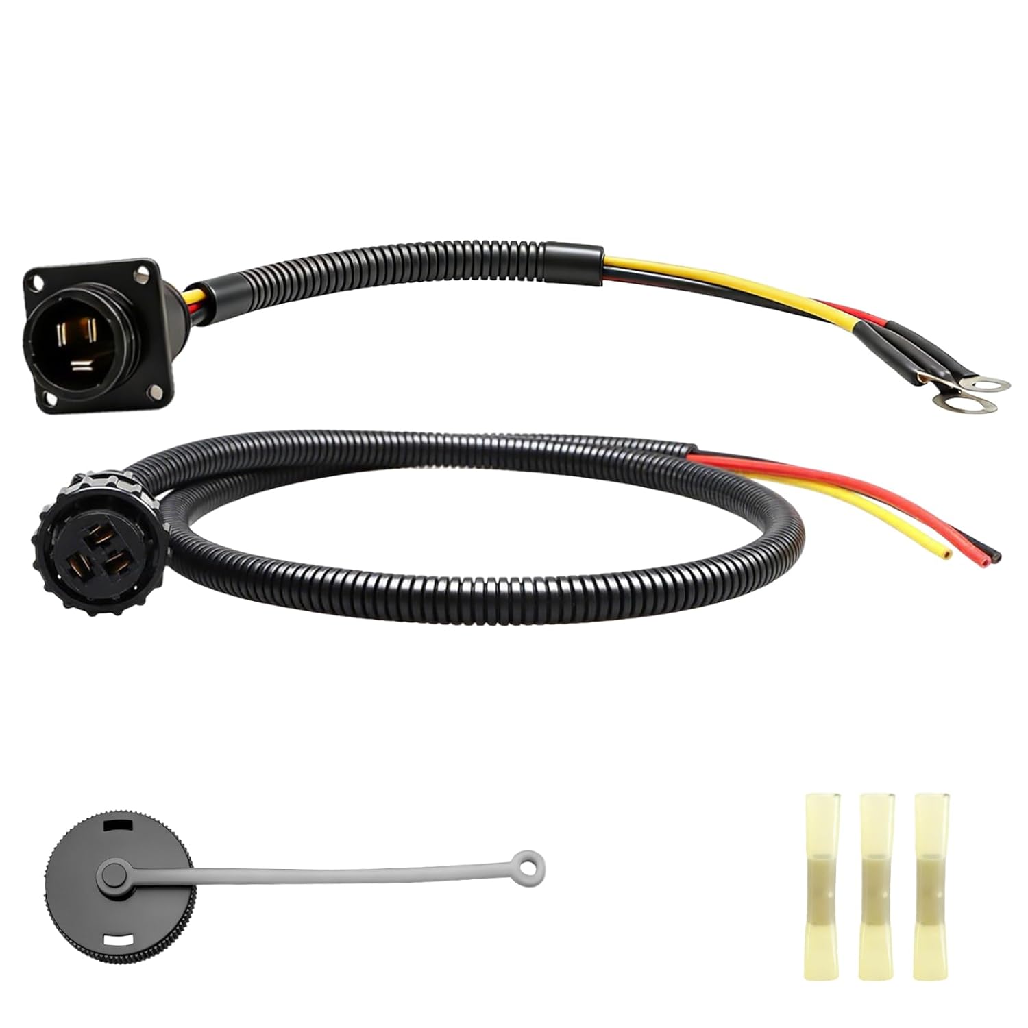 Amazon.com: EVRBUL Tractor 3 Prong Auxiliary Plug and Cable Set, 14 AWG ...