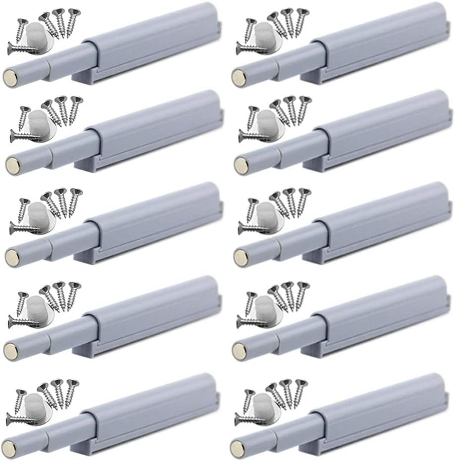 YUOIP® Magnetic Push to Open Door Catches Magnetic Latch Open and Close ...