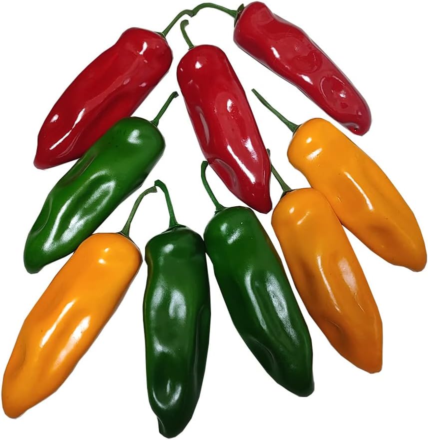 Amazon.com: PsajfzZ Artificial Lifelike Chili Fake Pepper Vegetable for ...