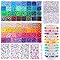 Amazon.com: QUEFE 2350pcs, 64 Colors, Pony Beads for Bracelet Making ...