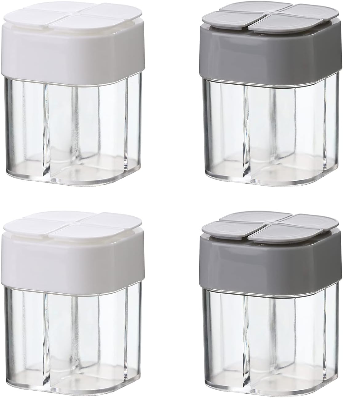 Amazon.com: 6 Case Spice Shaker Jars, Salt Spices Condiment Container ...