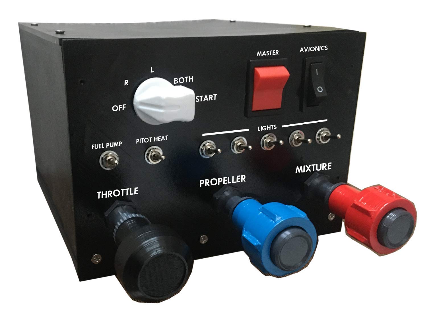 Buy IFS India Throttle Propeller Mixture Integrated Switch Panel Online ...
