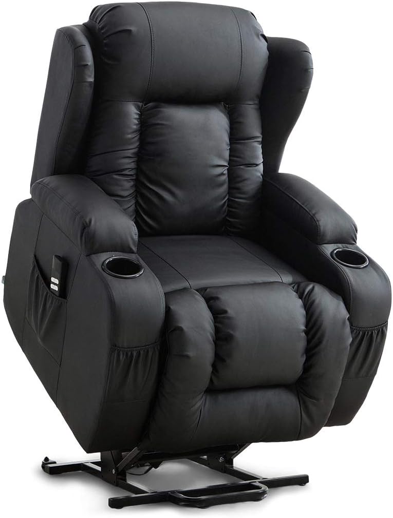 More4Homes CAESAR DUAL MOTOR ELECTRIC RISER RECLINER ARMCHAIR SOFA ...