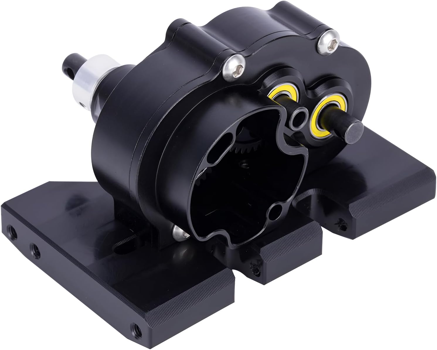 Amazon.com: Powmok SCX10 Gearbox, CNC Lightweight Adjustable Gearbox OD ...