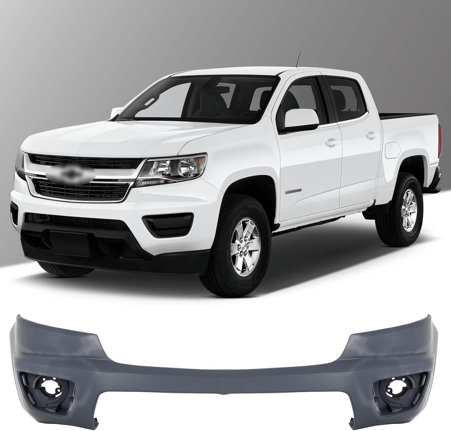 Amazon.com: SCITOO Plastic Front Bumper Cover Replacement for 2015 2016 ...