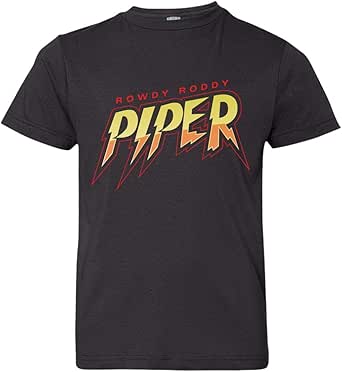 Amazon.com: Youth Rowdy Roddy Piper Hot Rod HQ Wrestling Tee Shirt ...