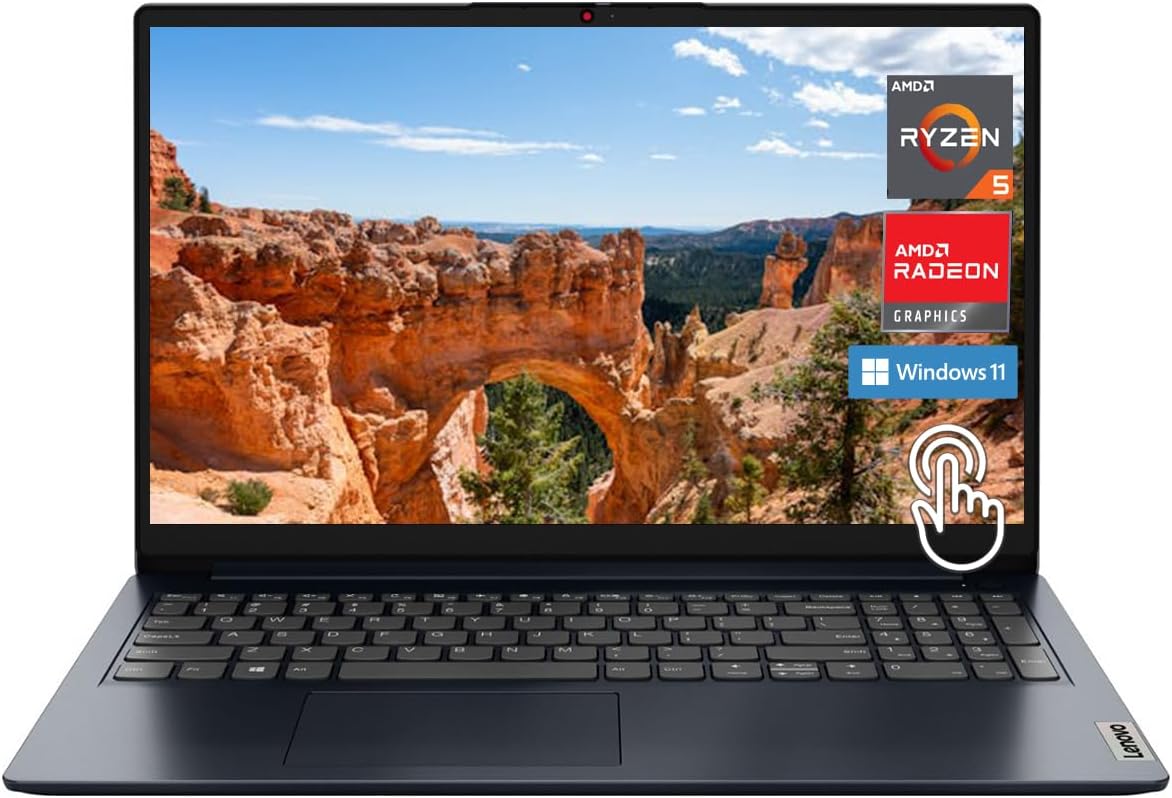 Amazon.com: Lenovo IdeaPad 1 15" FHD Laptop | AMD Ryzen 5 7520U(Beat ...