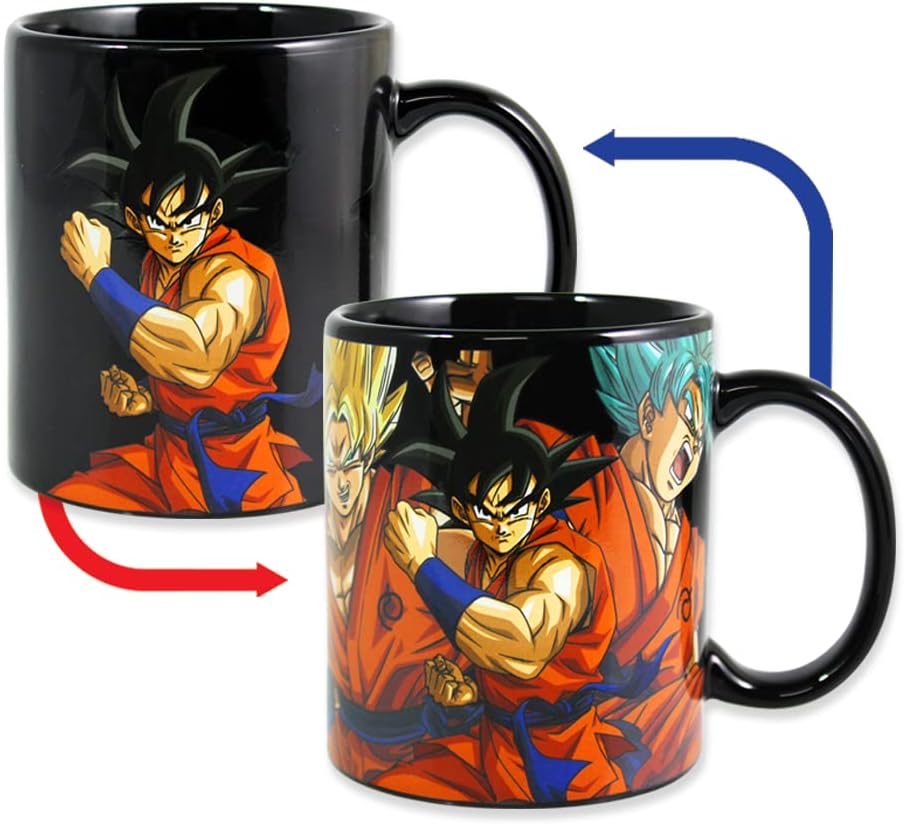 Amazon.com: ABYSTYLE - Mug DRAGON BALL SUPER Transformations Goku ...