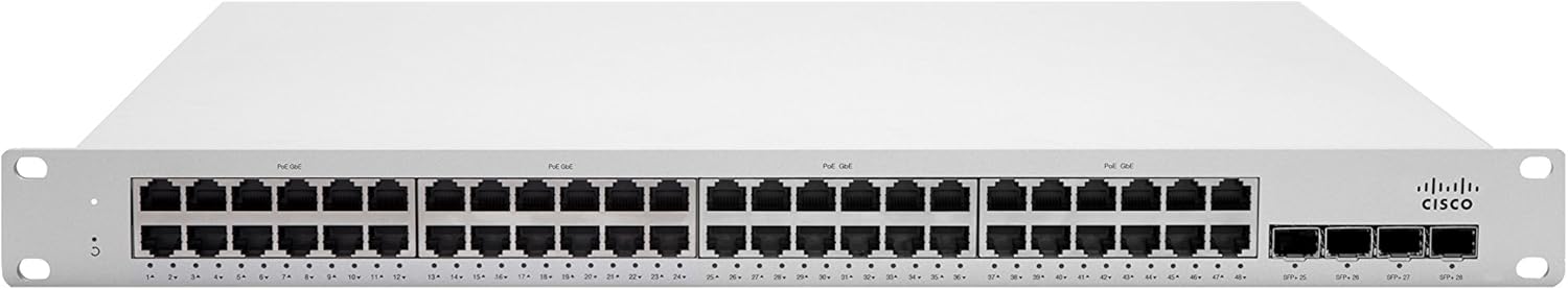 Amazon.com: Cisco Meraki MS225-48FP Cloud-Managed Stackable Access ...