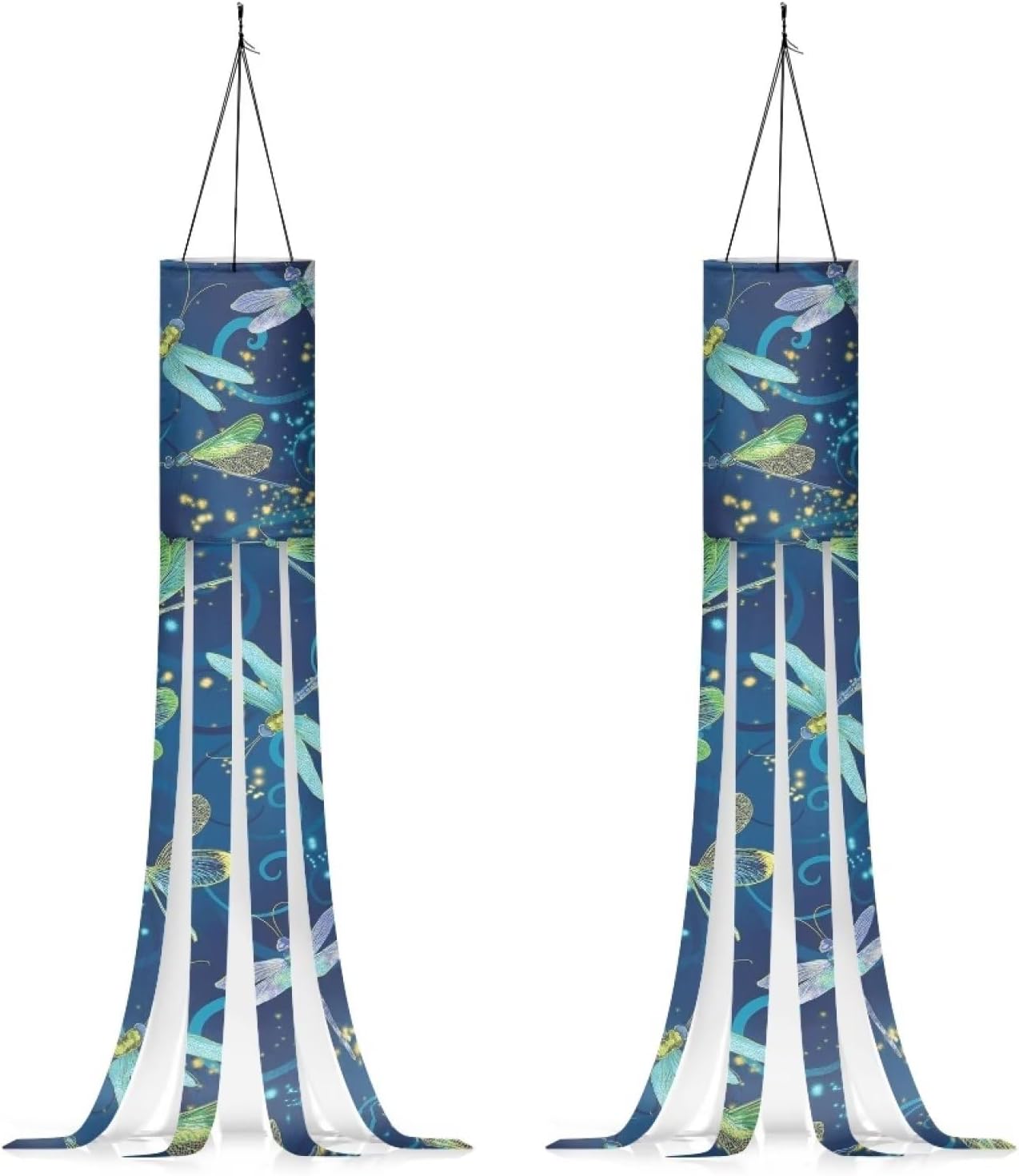 Amazon.com : FUIBENG Dragonfly Windsock 40"，2 Pack Wind Sock Flag ...