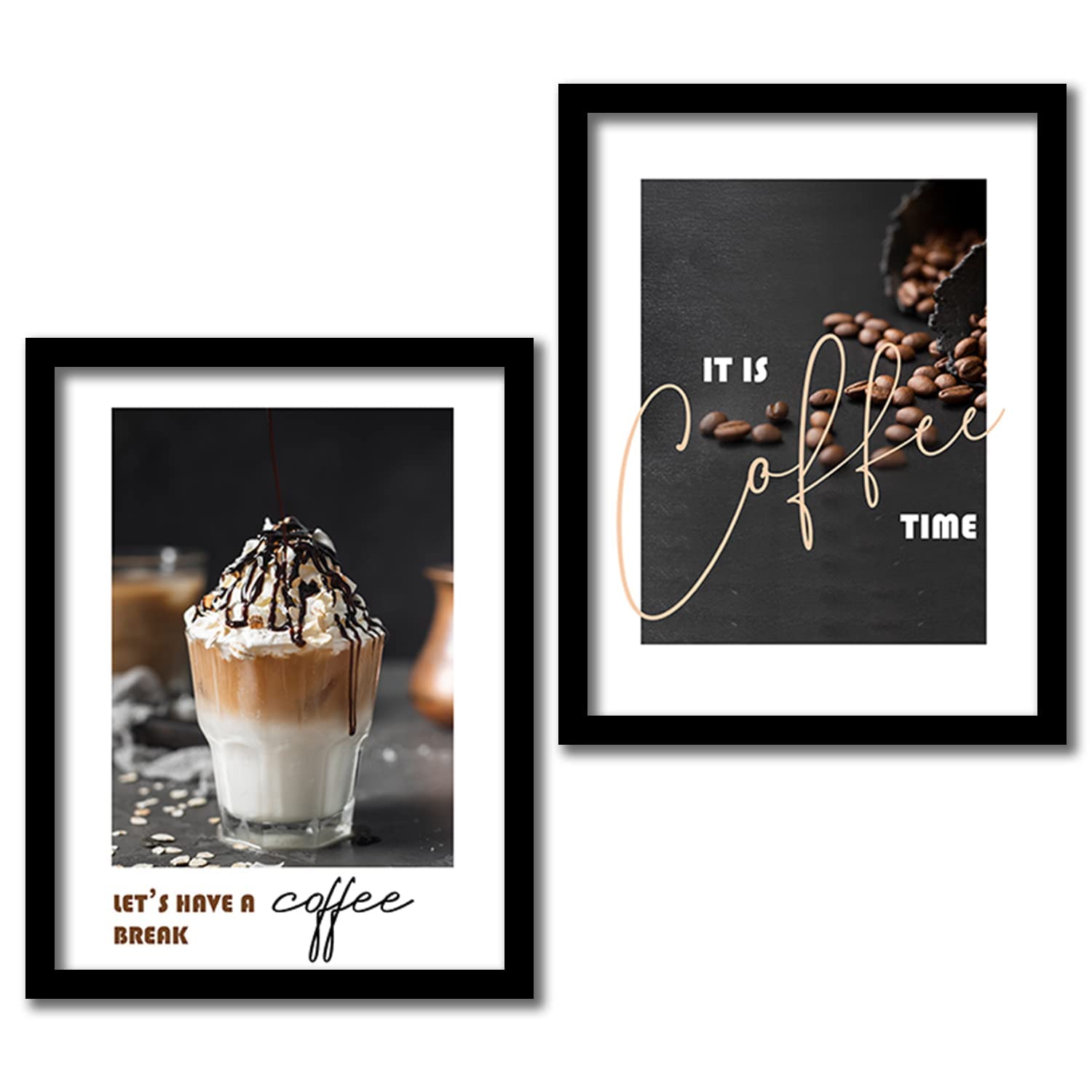 Avni Creations Coffee Quotes Wall Frames/Coffee Frames for Cafe ...