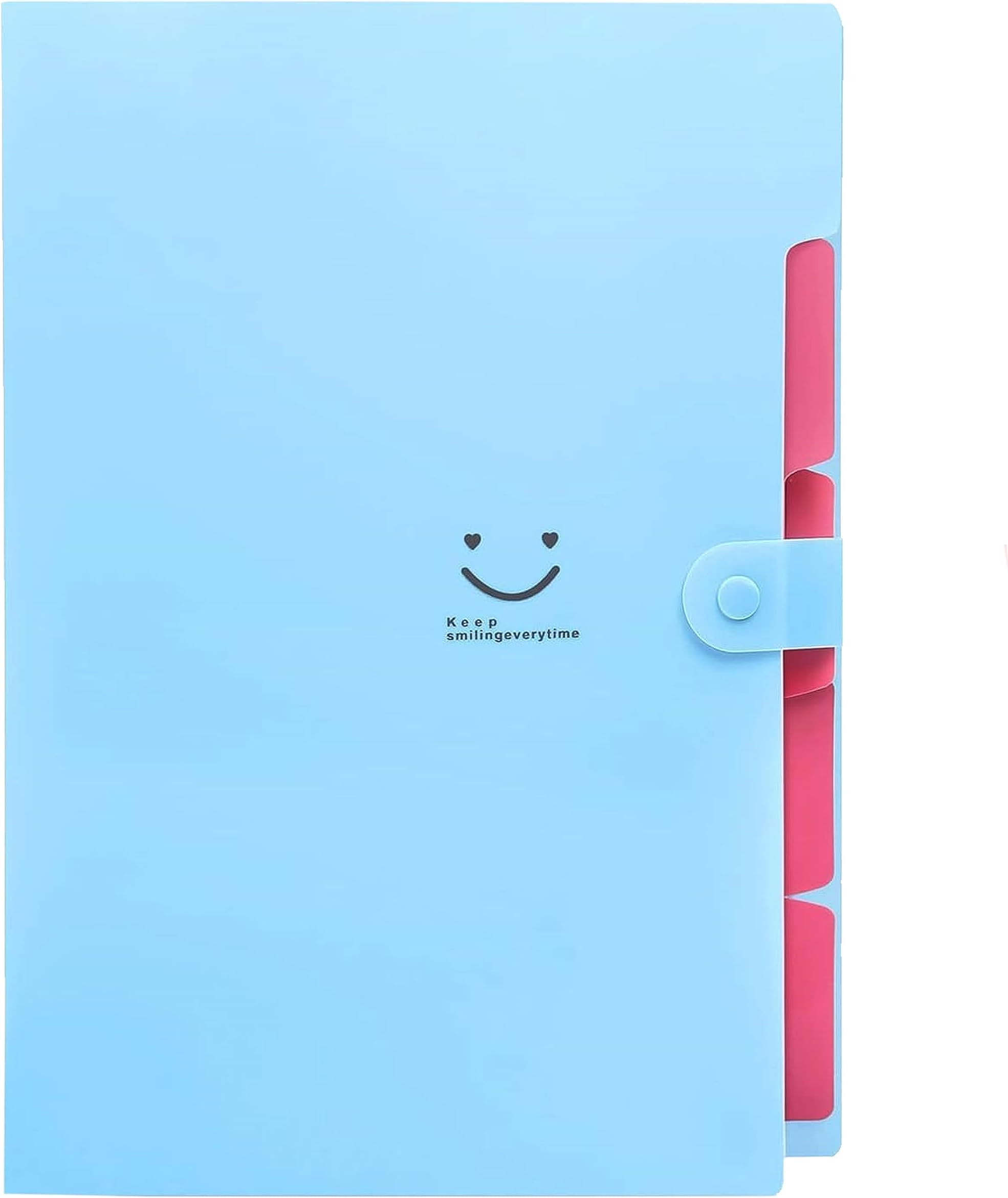 NISUN 5 Pockets File Organizer, Expanding File Folder, Accordion ...