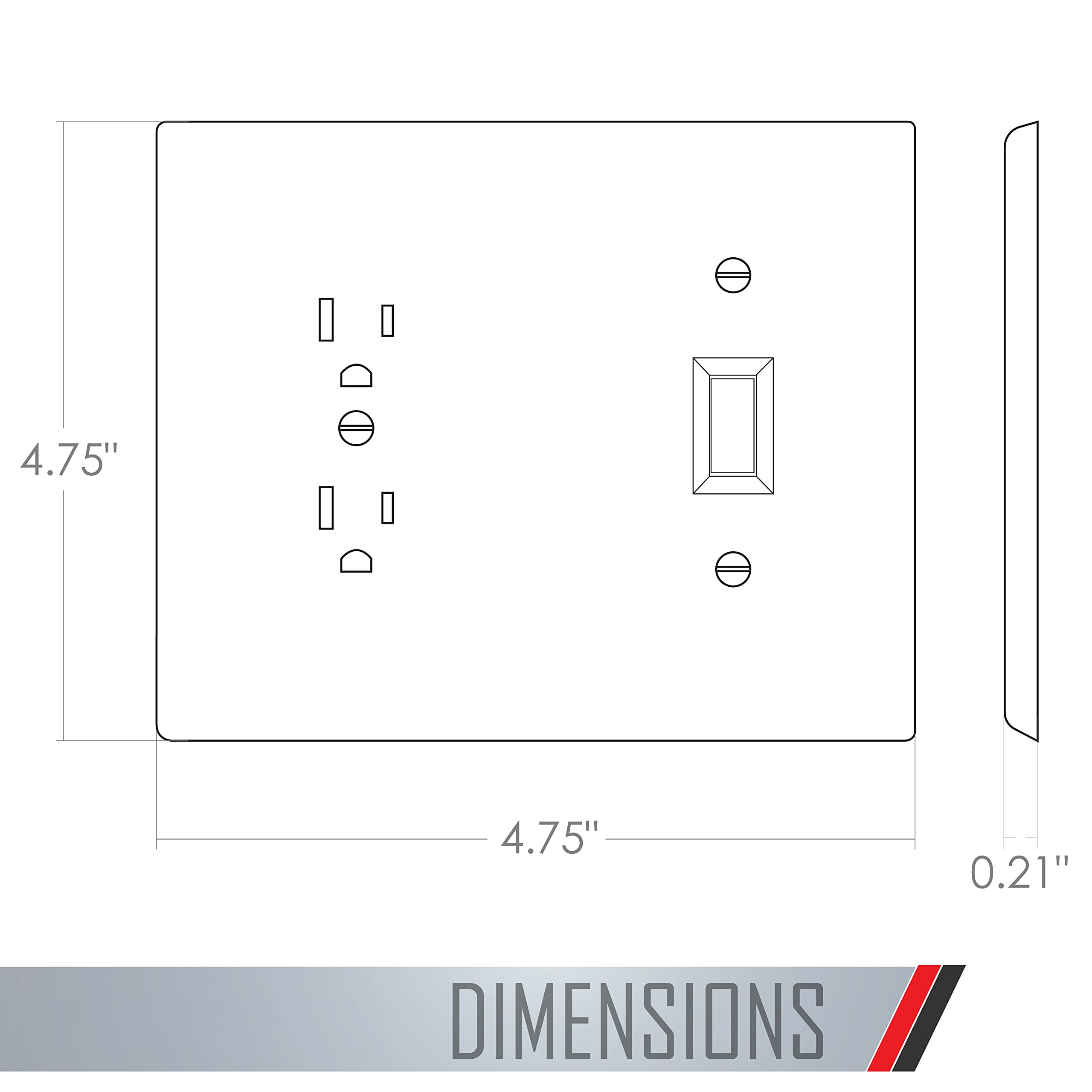 Snapklik.com : TayMac 2400W MASQUE Mid-size 2-Gang Decorator Duplex ...