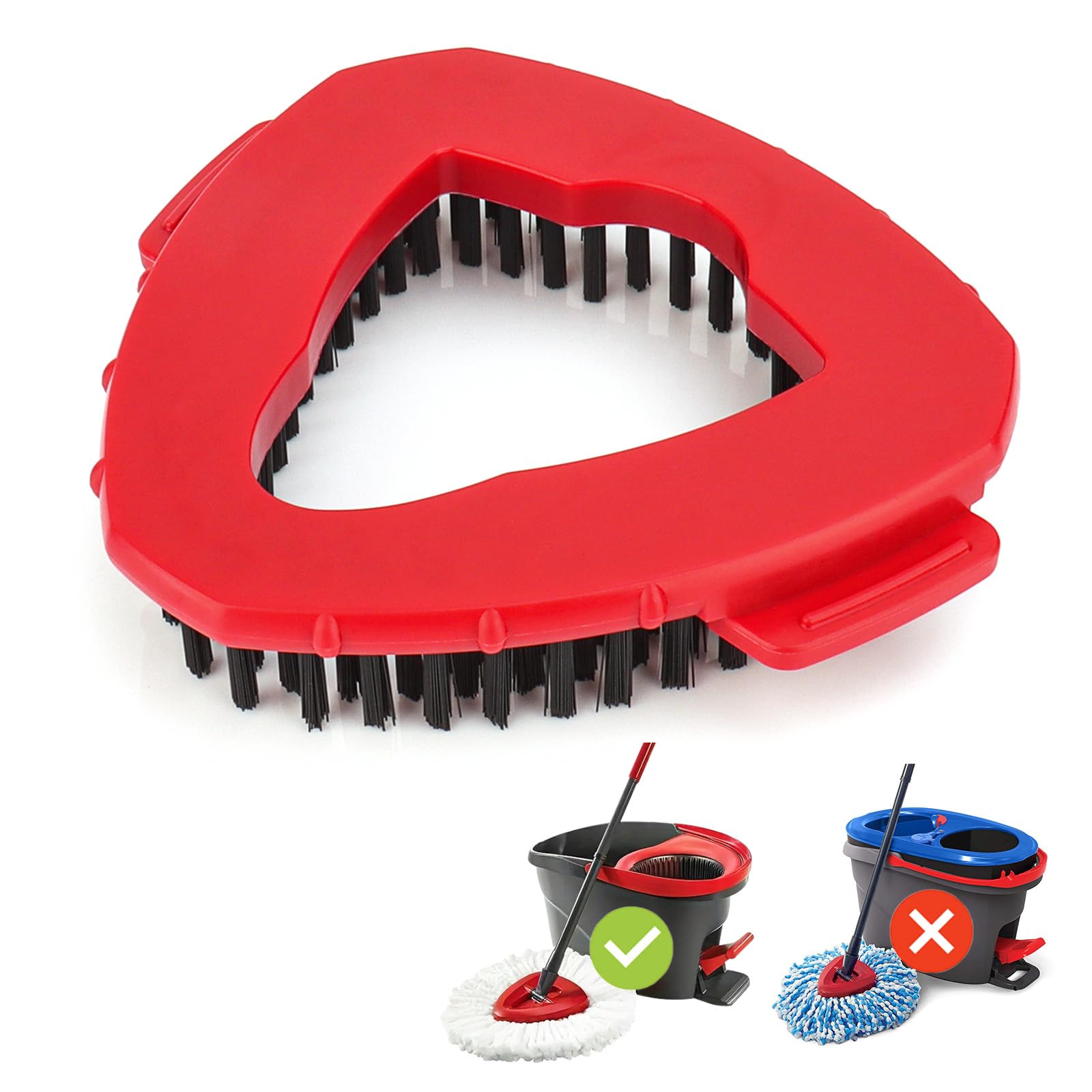 Snapklik.com : Spin Mop Replace Head Base Scrub Brush Mop Head ...
