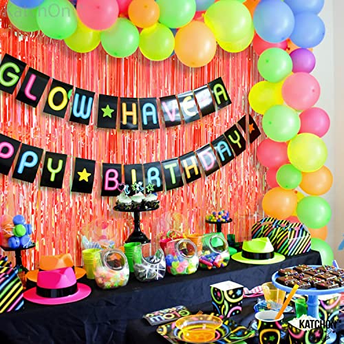 Snapklik.com : XtraLarge Neon Red Streamers - 32x8 Feet, Red Party ...