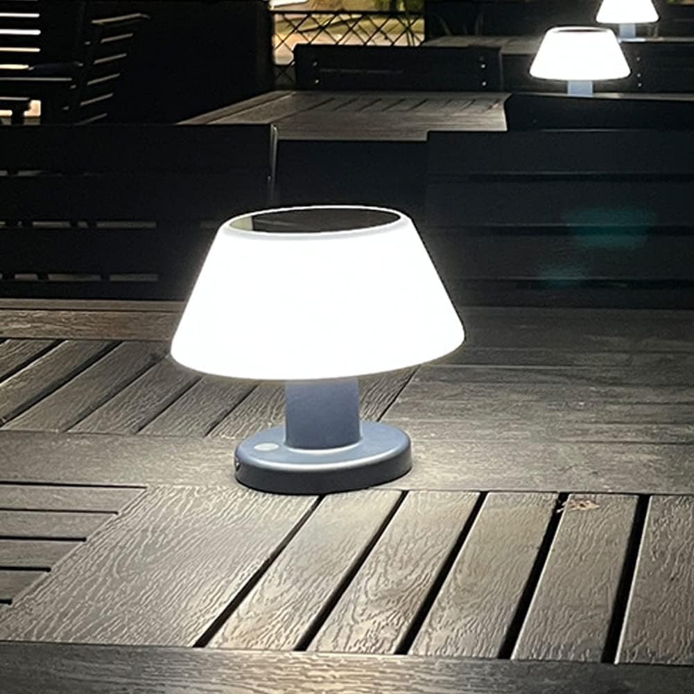 HAOYISHU Table Lamp Outdoor Indoor, 4-Way Dimmable USB Rechargeable LED ...