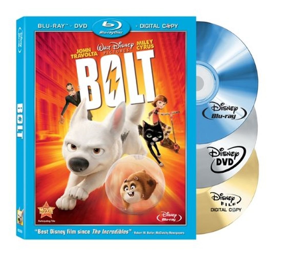 Amazon.com: Bolt (Three-Disc Edition w/ Standard DVD + Digital Copy ...