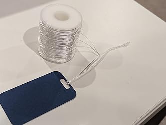 Amazon.com: Kblick White Nylon String Cord - 1 MM 100 Yards Braided ...